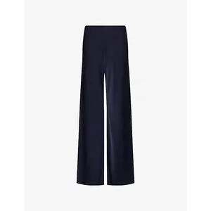 Veronica Beard Braddock Wide-leg Satin Trousers