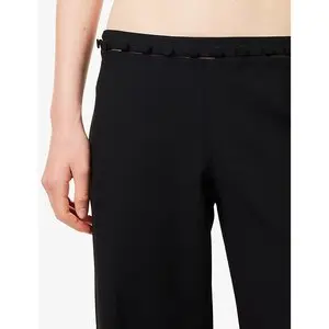 Bec & Bridge Mor Straight-leg Wool-blend Trousers