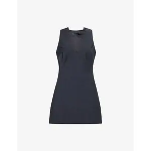 SIR. Mathias Wool-blend Mini Dress - Slate