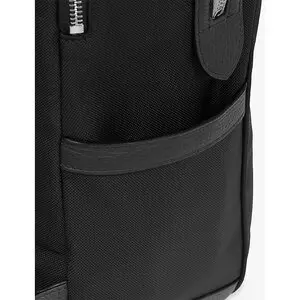 Smythson Brand-patch Norton-canvas Backpack