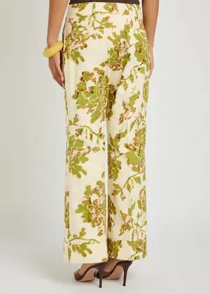 La DoubleJ Hendrix Floral Print Woven Trousers