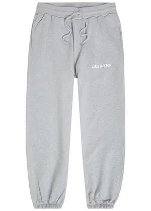 COLE BUXTON Sportswear Logo-print Cotton Sweatpants - Grey