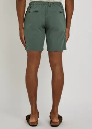 RAITH Luiz Hybrid Stretch-jersey Shorts - Sage