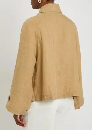 Polo Ralph Lauren Embroidered Linen Shirt Jacket