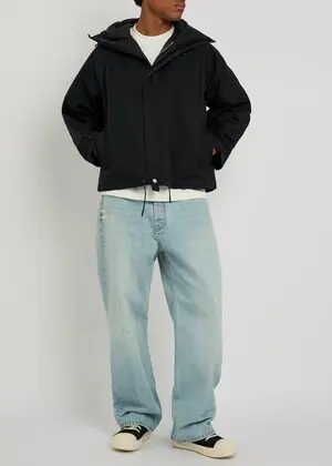 COLE BUXTON Hooded Cotton-blend Jacket