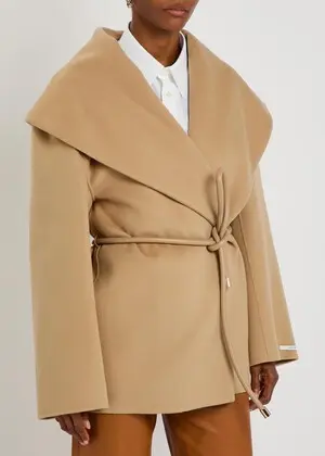 Sportmax Belted Wool Coat