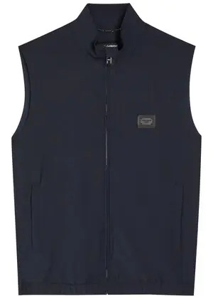 Dolce & Gabbana Logo Wool-blend Gilet - Black