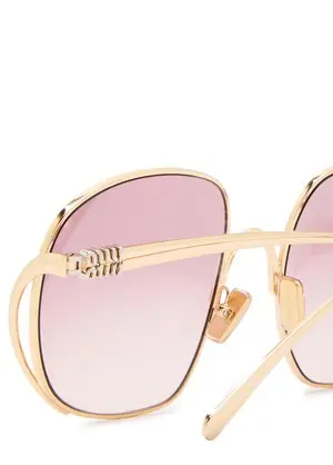 Miu Miu Oversized Square-frame Sunglasses