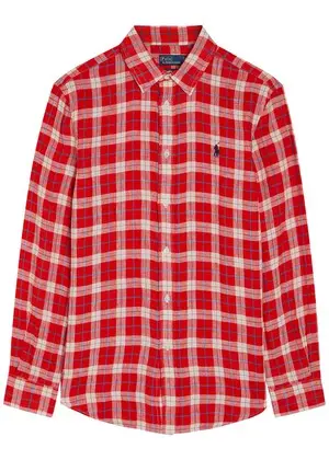 Polo Ralph Lauren Checked Linen Shirt