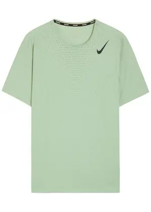 Nike Aeroswift Dri-fit Adv Perforated Jersey Running T-shirt - Green