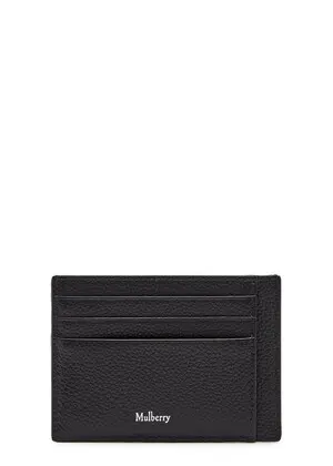 Mulberry Heritage Grained Leather Card Holder - Black