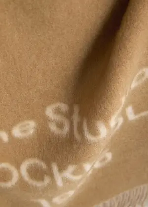Acne Studios Venus 1996 Logo-intarsia Wool Scarf