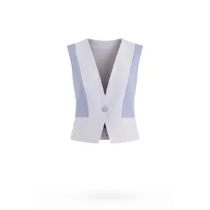 LUMINA ELIGMA V Button Vest Dark & Light Gray - Grey