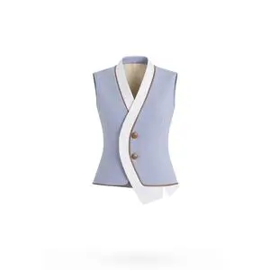 LUMINA ELIGMA Supplant Side Collar Vest Dark & Light Gray - Grey