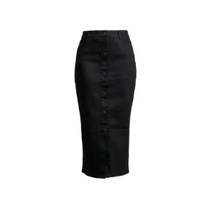 ESTHER SAADIA Diamond Stretch Denim Skirt
