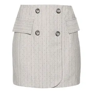 NISSA Crystal-embellished Mini Skirt