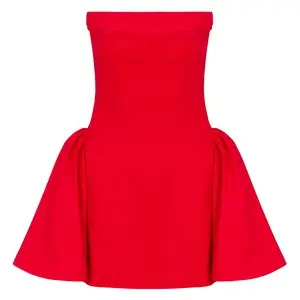 DELFI COLLECTIVE Marilyn Dress Crimson - Red