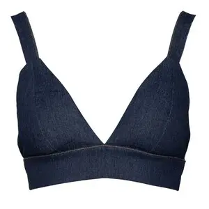 OFUURE Azure Denim Bra Top - Blue