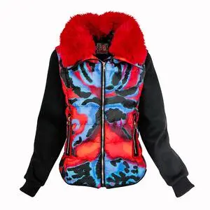 LALIPOP DESIGN Detachable Sleeve Puffer Jacket - Black