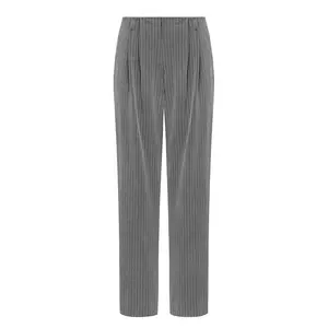 MANDRAGORA Straight Striped Trousers Gante - Grey
