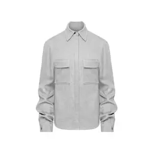 MANDRAGORA Oversized Viscose Blouse Omaro - Grey