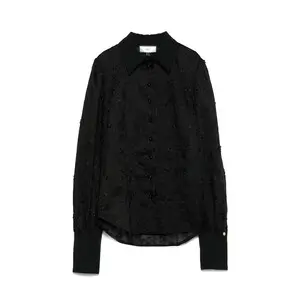 NISSA Embroidered Lyocell Shirt
