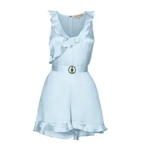 ANSE VICTORIN Amélie Silk Jumpsuit Light - Blue