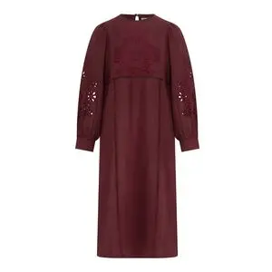 THISISU COLLECTION Clara Maxi Dress Burgundy - Red