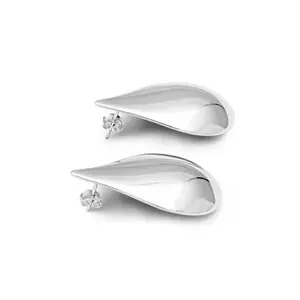 FREYA & THOR OF SWEDEN Tear Of Freya Earrings Sterling Mid - Silver
