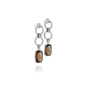 THE JEWELLERY STORE LONDON Desert Sunlight Chandelier Earrings In Sterling - Silver