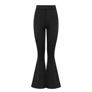 MANDRAGORA High-waisted Fitted Flared Trousers Vanya - Black