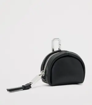 ALLSAINTS Leather Rosalie Airpods Case - Black