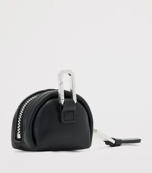ALLSAINTS Leather Rosalie Airpods Case - Black