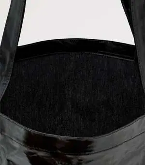 ALLSAINTS Large Laminated Tote Bag - Black