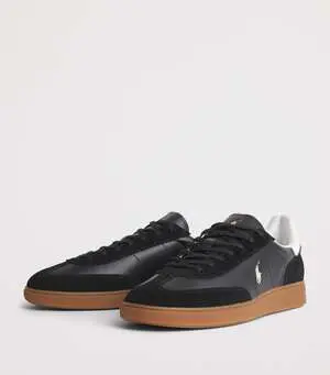 Polo Ralph Lauren Leather Bedford Sneakers - Black