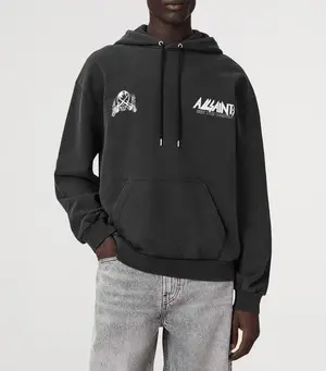 ALLSAINTS Organic Cotton Chromium Hoodie
