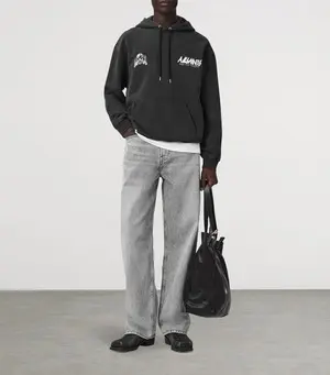 ALLSAINTS Organic Cotton Chromium Hoodie