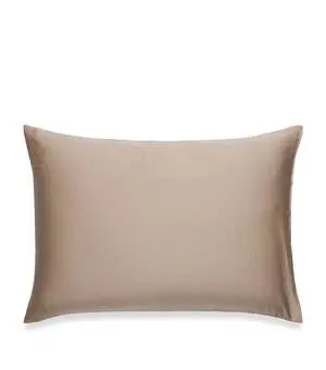 HAMAM Organic Cotton Sateen Core Pillowcase Pair - Brown
