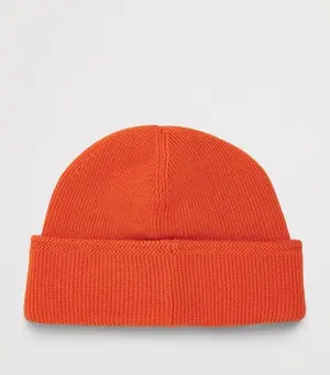 Stone Island Cotton Compass Patch Beanie