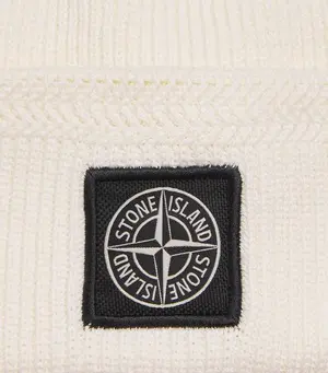 Stone Island Cotton Compass Patch Beanie