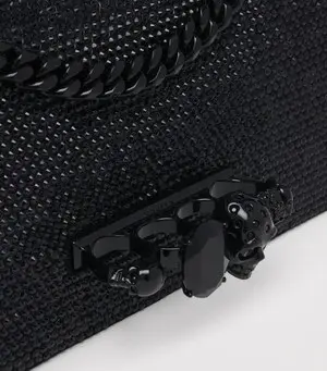Alexander McQueen Leather Jewelled Top-handle Bag
