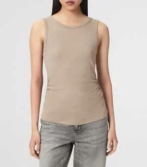 ALLSAINTS Stretch-cotton Katarina Tank Top - Grey