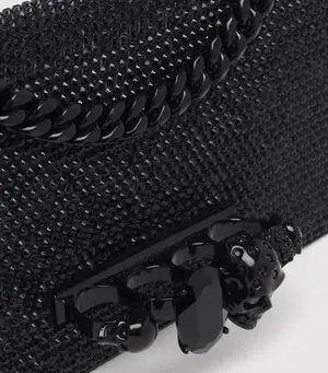 Alexander McQueen Mini Jewelled Knuckle Shoulder Bag