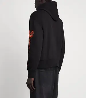 Stone Island Oversized Compass Zip-up Hoodie