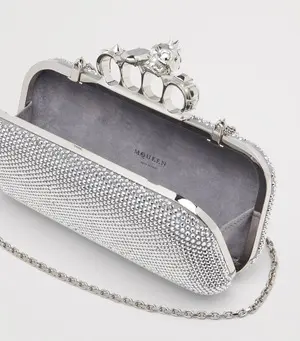 Alexander McQueen Skull Four-ring Clutch Bag