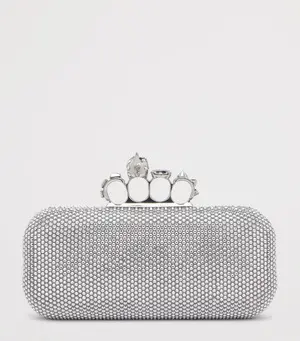 Alexander McQueen Skull Four-ring Clutch Bag