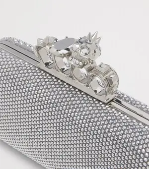 Alexander McQueen Skull Four-ring Clutch Bag