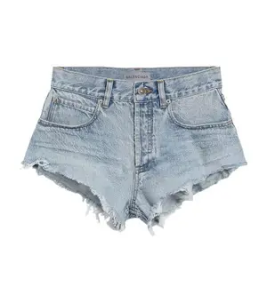 Balenciaga Denim Shorts For Women