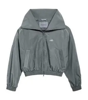 Balenciaga Technical Cotton Track Jacket - Grey