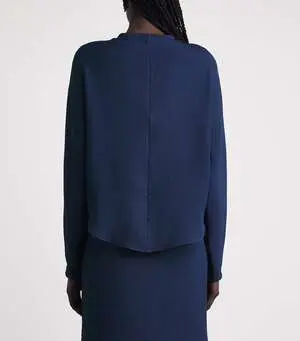 EDELINE LEE Jacquard Long-sleeve Top